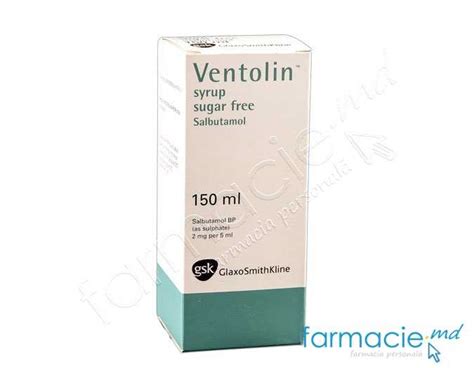 Ventolin 2mg5ml Sirop 150ml