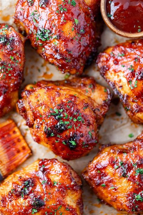 Oven Baked Bbq Chicken Thighs No 2 Pencil