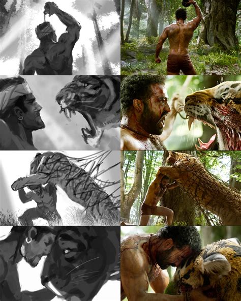 Thyview Rrr Tiger Capture Storyboard By Gopi And Vfx Executed By Mpcvfx ️🌊💥 Rrrmovie