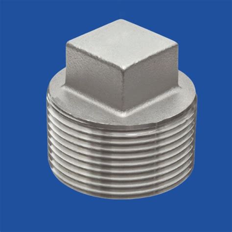 Stainless Steel Square Head Plugs Stainless Steel Threaded Pipe Plugs