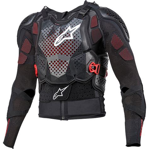 Alpinestars Bionic Tech V3 Protection Jacket Black White Red Free Uk Delivery