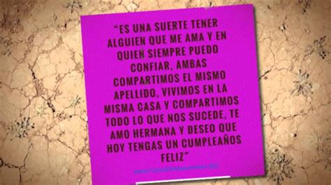 Carta De Cumpleaños Para Mi Hermana Mayor Actualizado Junio 2025