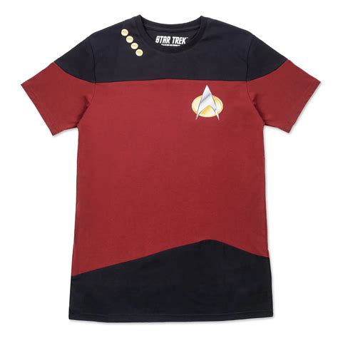 Star Trek The Next Generation Command Uniform T Shirt Star Trek