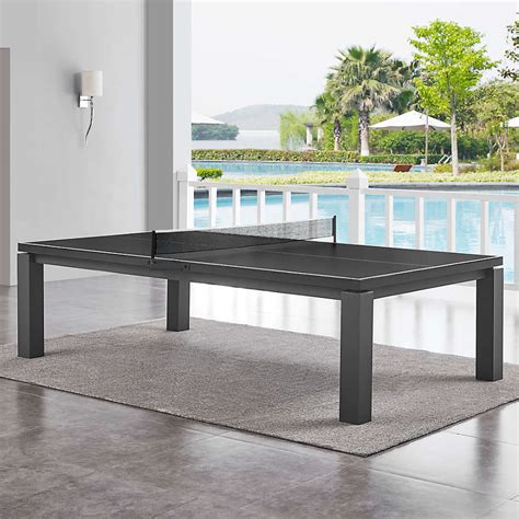 Walker Outdoor Table Tennis Table With Accessories Crate And Barrel Canada