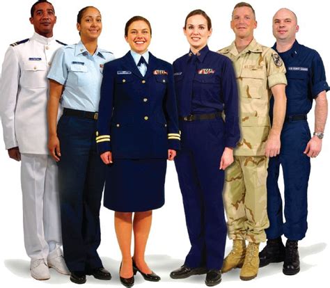 Color In The Us Armed Forces Coast Guard Uniforms 軍服 ミリタリー 空軍