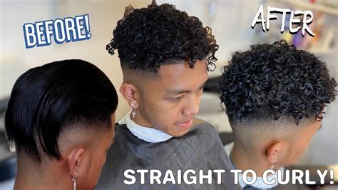 How To Get Curly Hair Straight To Curly Youtube