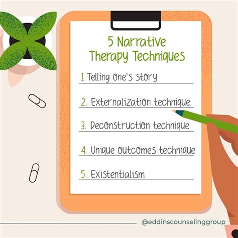 5 Narrative Therapy Techniques Narrative Therapy Activities