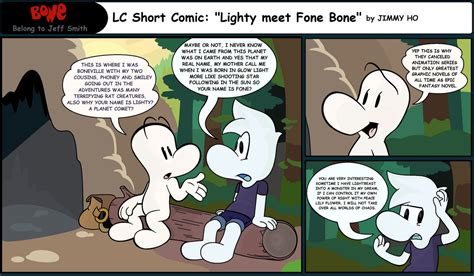 Lc Short Comic Lighty Meet Fone Bone By Lightcartoon2019 On Deviantart