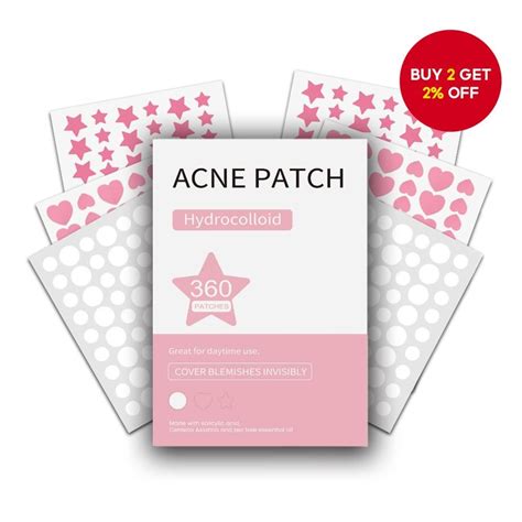 360pcs Acne Patches For Face Hydrocolloid Pimple Patches For Covering