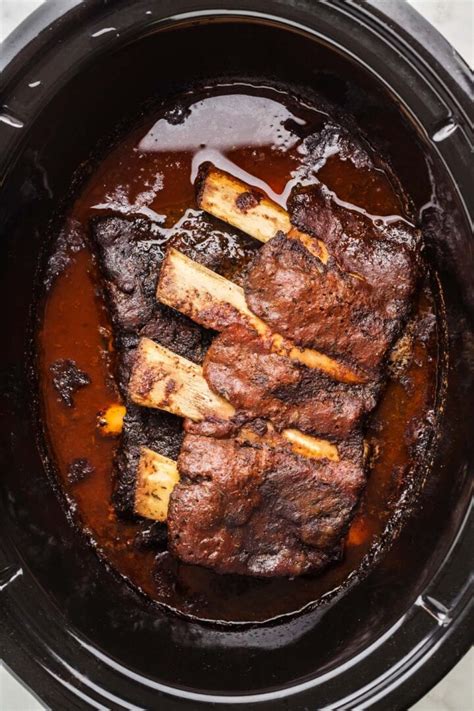 Slow Cooker Beef Ribs Retro Recipe Box
