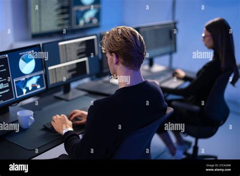 Professional Cyber Security Team Working To Prevent Security Threats