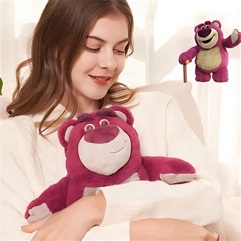 Toy Story Lotso Plush Hot Water Bottle Fluffy Soft And Cozy Heat Bot
