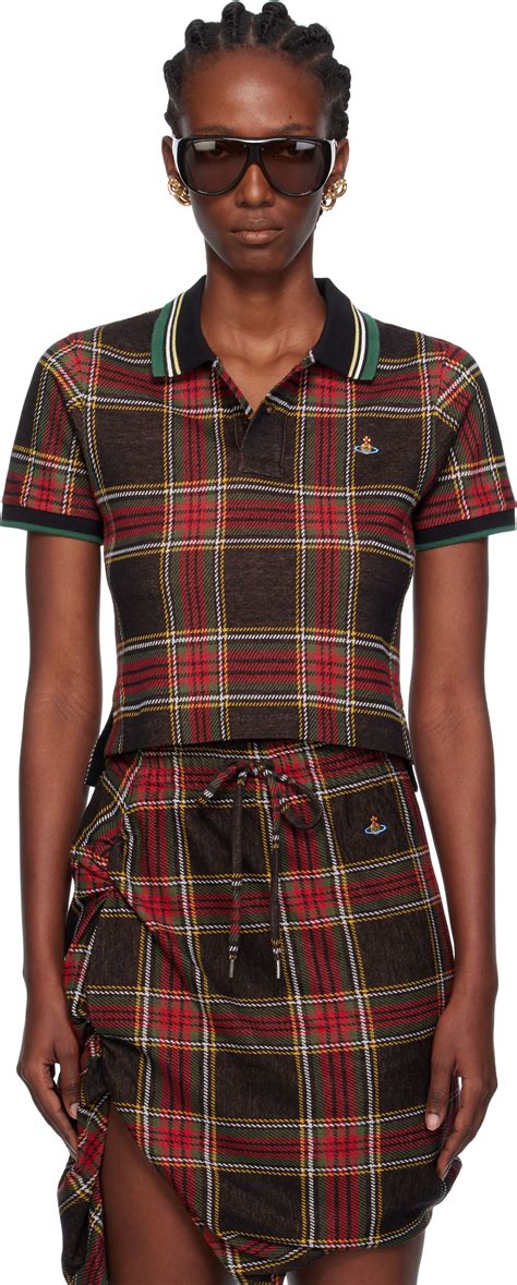 Polo Shirt Vivienne Westwood Vivienne Westwood Classic Cropped Plaid