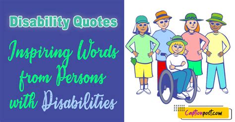 Disability Quotes Inspiring Words From Persons With Disabilities