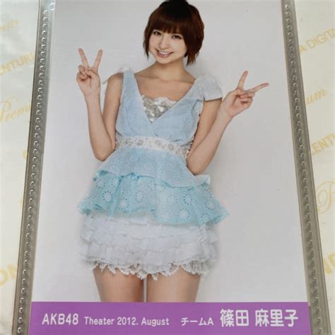 Yahoo オークション Akb48 篠田麻里子 月別 2012 8月 生写真 August