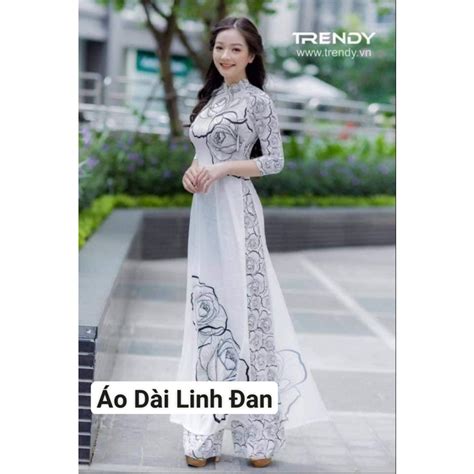 Ao Dai Models 3d Printed In Luxurious Soft Stretchy Japanese Silk Fabric Linh Dan Ao Dai
