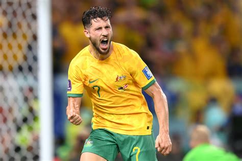 Victorias Matthew Leckie The Hero As The Socceroos Make History Football Victoria