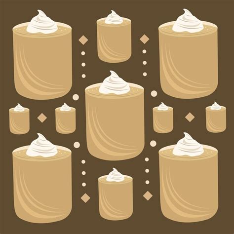 Eggnog Vector Illustration Premium Vector