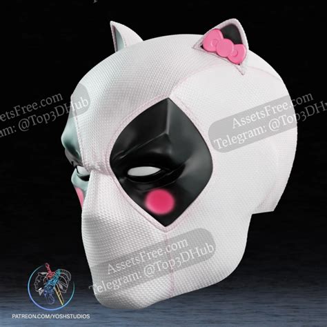 Hello Kitty Deadpool Free High Quality Models