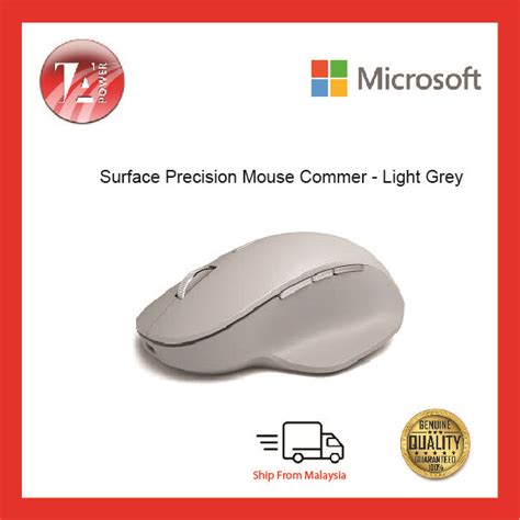 Microsoft Surface Precision Mouse Commer Light Grey Fuh 00005 Lazada