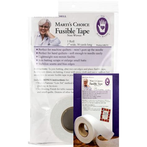 Marti Michell Martis Choice Fusible Tape Single Roll 1x30yd