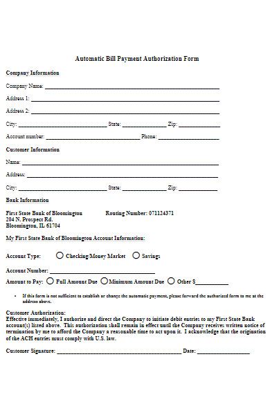 Free 50 Payment Authorization Forms Download How To Create Guide Tips