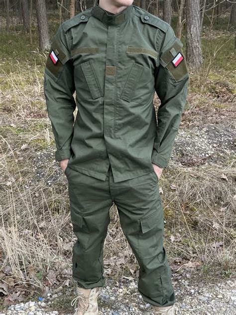 Mundur Wojskowy Polowy Taktyczny Olive Spodnie Bluza Zielony Rip Stop Sklep Wojskowy Z