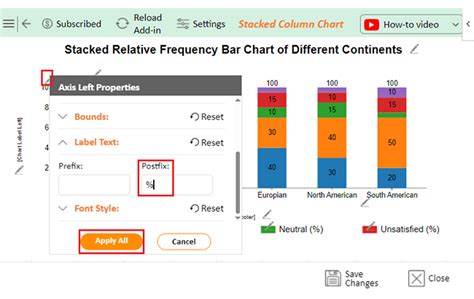 How To Create A Relative Frequency Bar Chart In Excel
