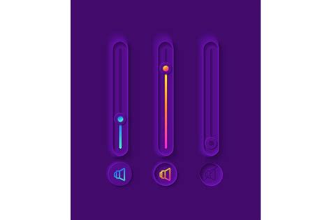 Volume Sliders Ui Elements Kit