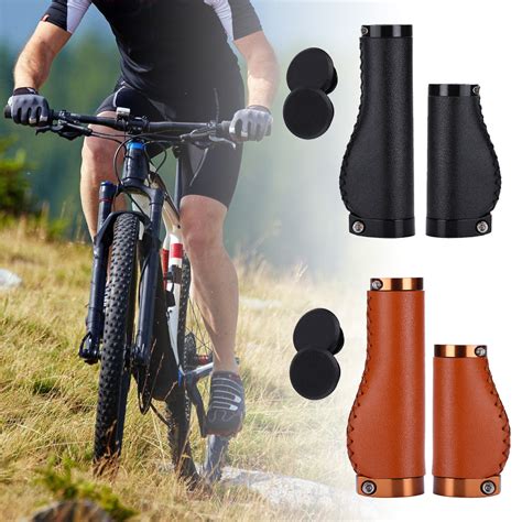 New Retro Road Bike Handlebar Cover Light Bike Grip Pu Leather Anti
