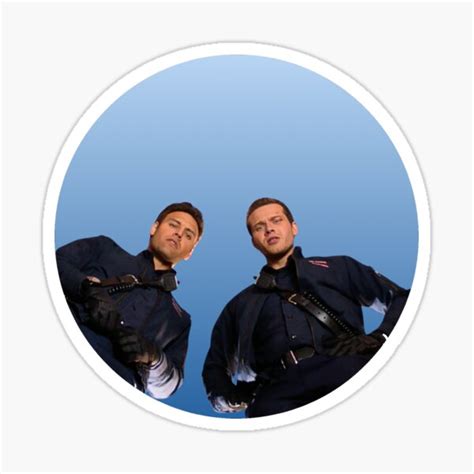 Buck And Eddie Sticker For Sale By Chaoticbisaster Redbubble