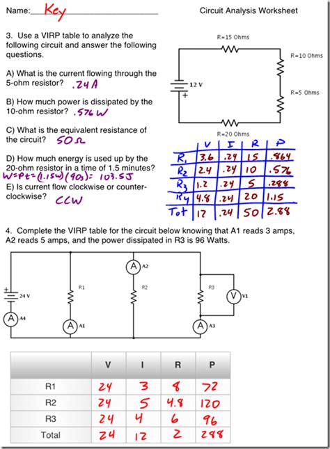 How To Find Missing Values In A Parallel Circuit Wiring Diagram