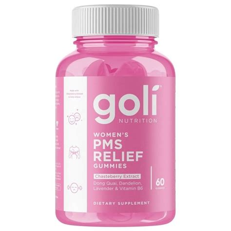 Goli Nutrition Womens Pms Relief 60 Gummies