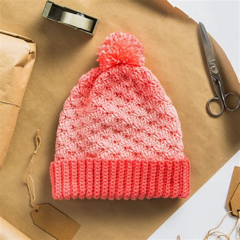 Crochet Patterns Galore Shell Stitch Basic Hat