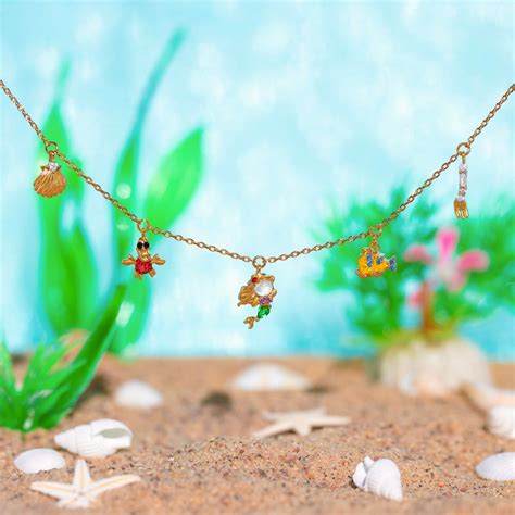 Disney The Little Mermaid Necklace Girls Crew