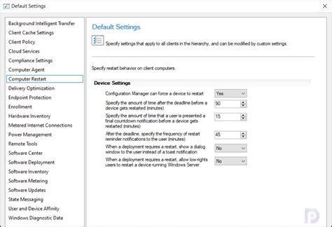 Configure Client Settings In Sccm Configuration Manager