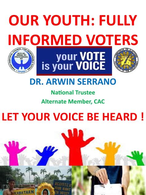 Our Informed Voters The Youth2 Pdf Voting Electoral Fraud