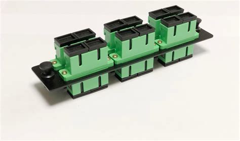 6 Port Sc Duplex Optical Fiber Adapter Panel Adapter Plate Fiber Optic Patch Panel Optical