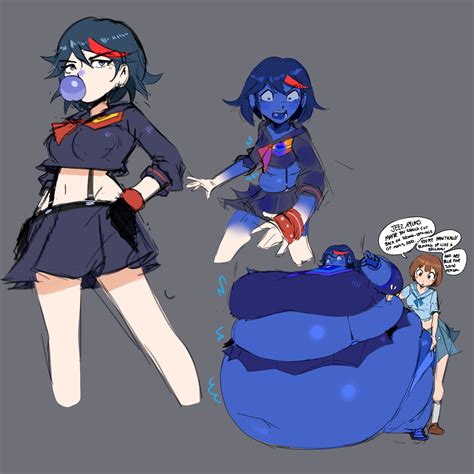 Rule 34 Big Breasts Blueberry Inflation Breasts Cleavage Female Huge
