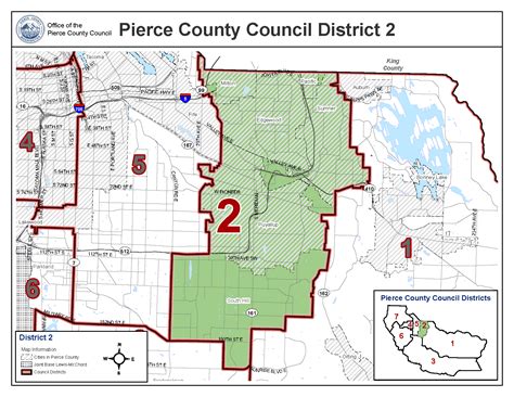 Council District Maps Pierce County Wa Official Website