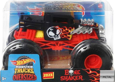 Hot Wheels Monster Trucks Oversized Bone Shaker 1 24 Scale