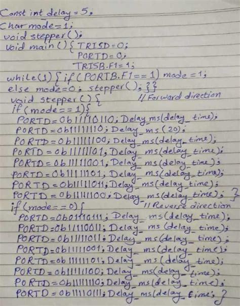 Solved Please Explain The Following Pic C18 Program Written