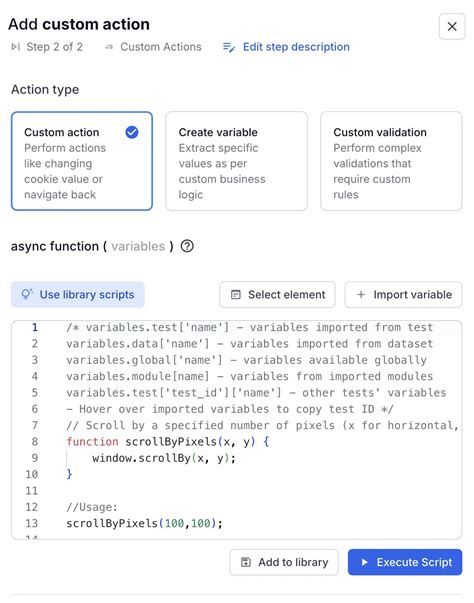Custom Javascript Library Scripts Browserstack Docs