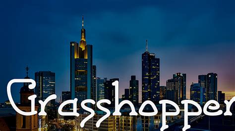 Grasshopper Font Download Free For Desktop And Webfont