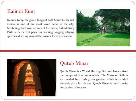 Ppt Best Places To Visit In Delhi With Friends Powerpoint