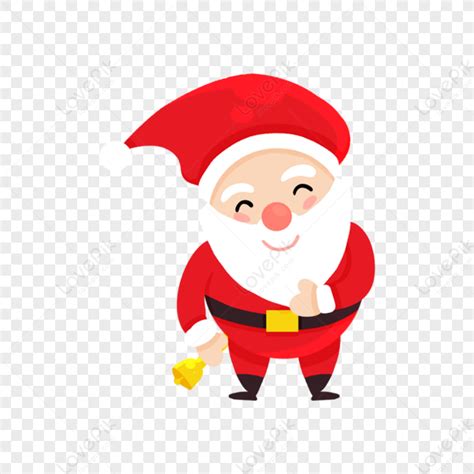 손으로 그린 귀여운 만화 빨간 산타 일러스트 클로스 그림수집디자인 Png 일러스트 무료 다운로드 Lovepik