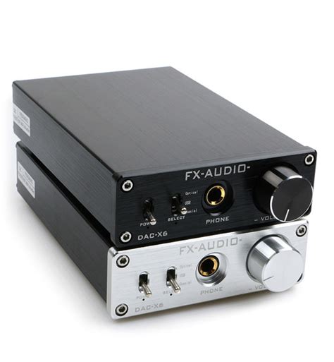 Fx Audio Dac X6 Audio Decoding Headphone Amplifier Tpa6120a2 Opa2134 Dac Amplifier 24bit192khz