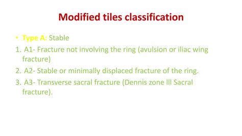 Classification Of Pelvic Fracture Pptx