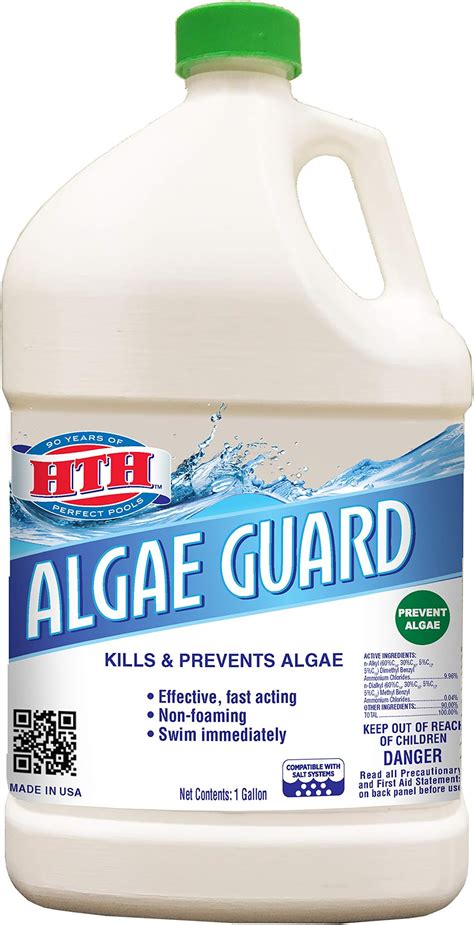 Hth Pool Algaecide Super Algae Guard 60 67064 Patio Lawn And Garden