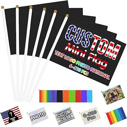 Custom Handheld Flag Mini Flag Personalized Small Flags 6